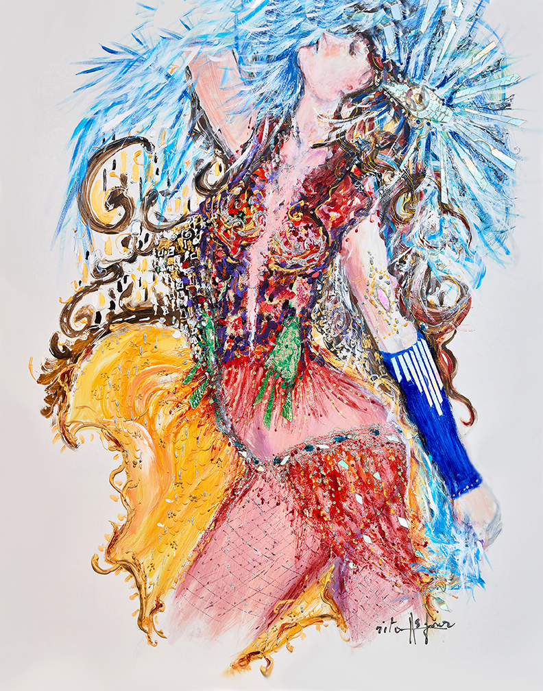 Azteca – Rita Asfour Impressionist