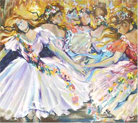 Nymphs – Rita Asfour Impressionist